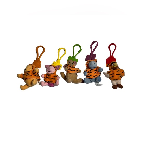 Toys | Disney The Tigger Movie Mcdonalds Plush Keychains Lot Incomplete ...